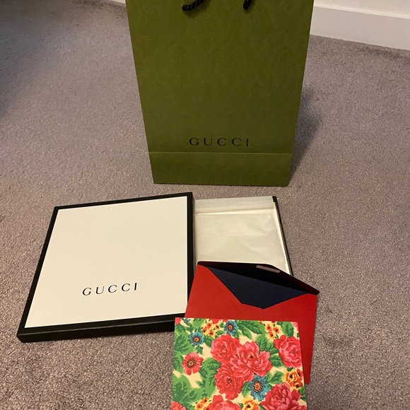 Bags | Authentic Gucci Box Bag And Card | Poshmark